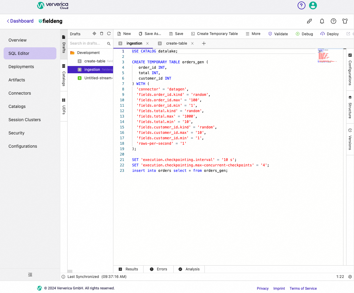 Building real-time data views with Streamhouse