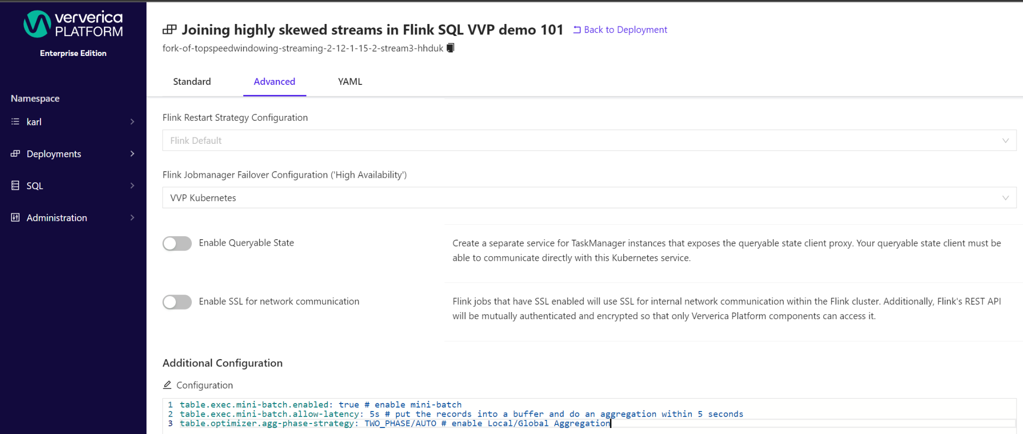 Joining Highly Skewed Streams in Flink SQL