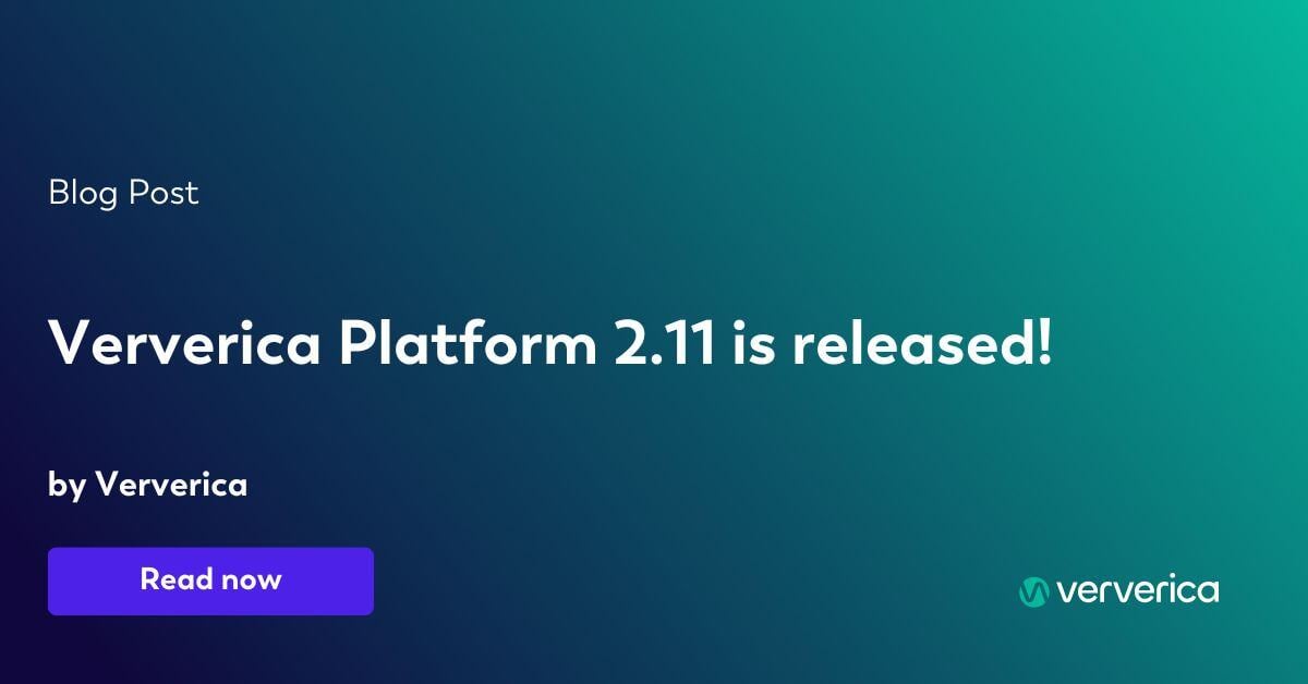 Ververica Platform 2.11 is released!